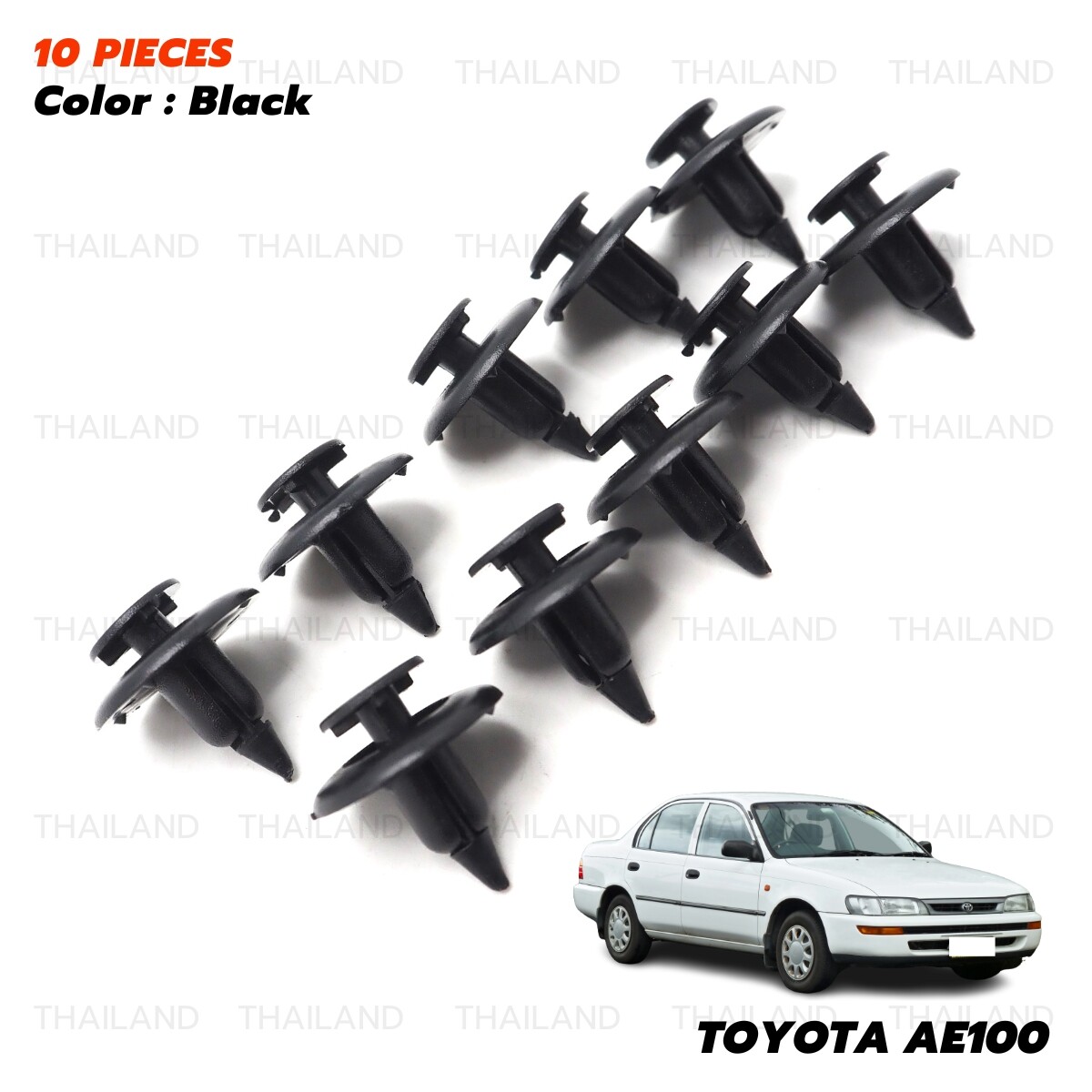 10x Rear Panel Clip Trunk Fits Toyota AE100 Corolla AE101 AE111 1989 ...