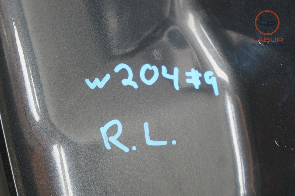 W204 08-14 Mercedes C Class Complete Rear Left Side Door Shell w/ Glass ...
