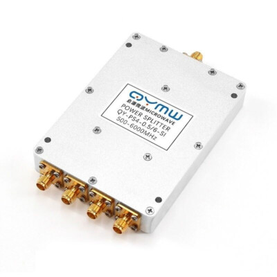 0.5-6G 500-6000MHz 4-Way RF Power Splitter 2.4G/5.8G/WIFI6 RF Power ...
