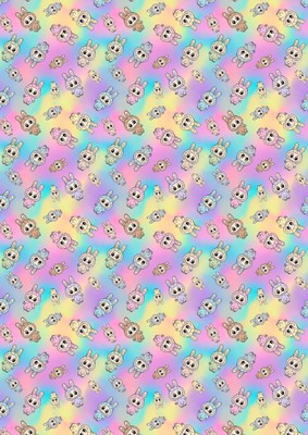 LABUBU Birthday Gift Wrap - Labubu Wrapping Paper - Labubu Birthday ...