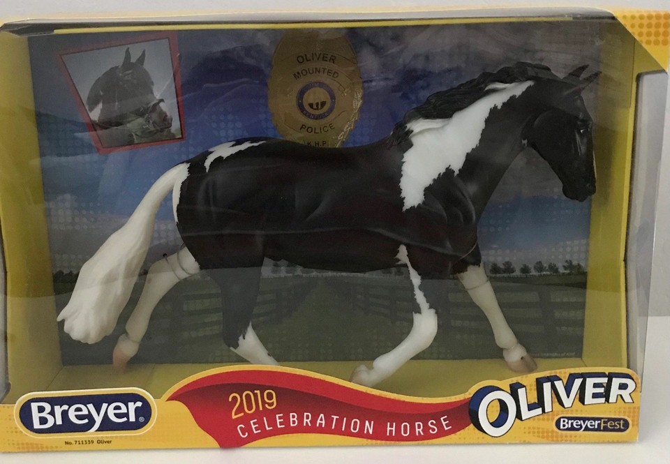 Breyer Horse Lot Celebration Horses. Brass Hat 2018 & Oliver 2019. New ...