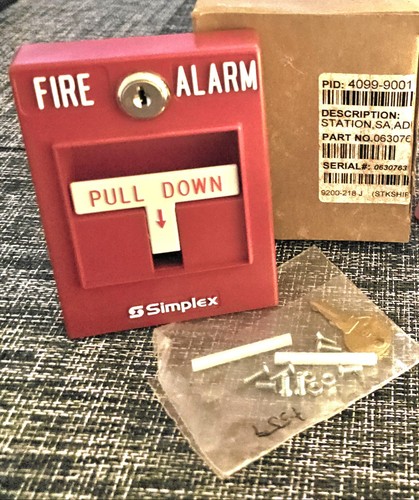 Simplex 4099-9001 Addressable Manual Pull Station | eBay