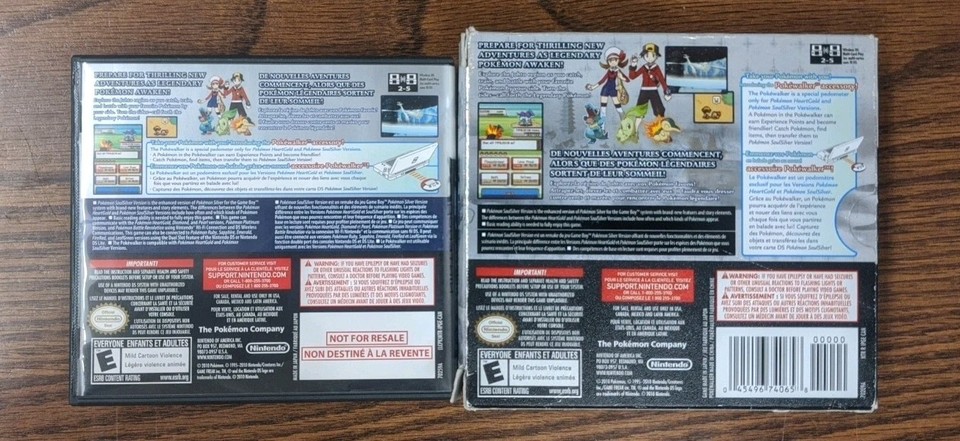 Pokemon Soul Silver Big Box Pokewalker (Nintendo DS, 2010) CIB | eBay