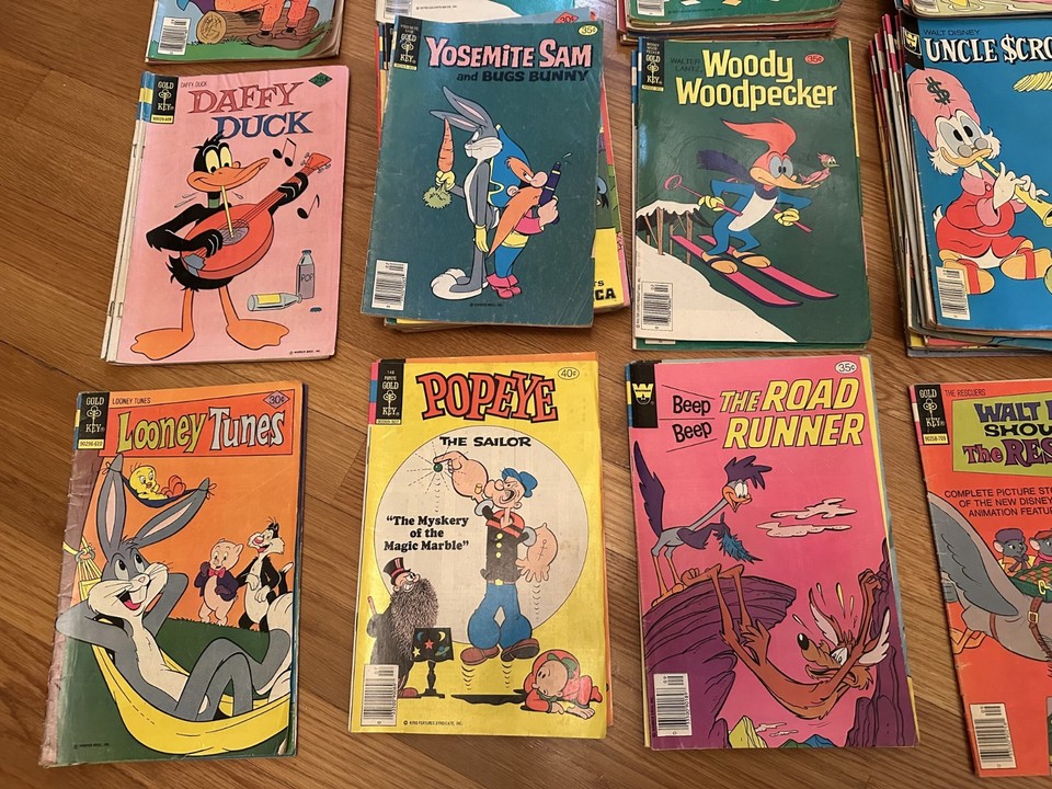 Lot of 71 Gold Key Whitman Comic Book Looney Tunes Bugs Bunny and More ...