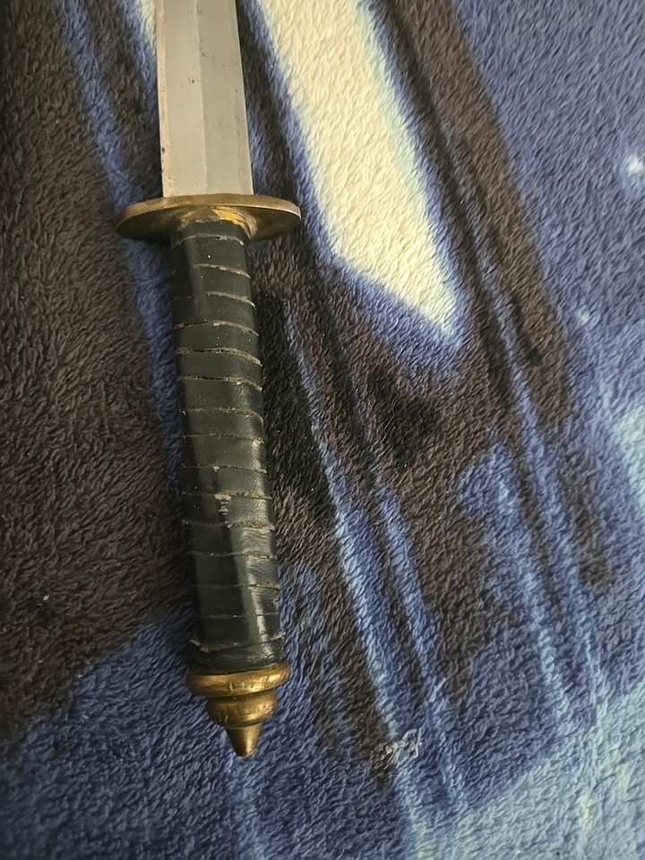 Vintage Thin Blades dirk Style Dagger With Twisted Handle | eBay