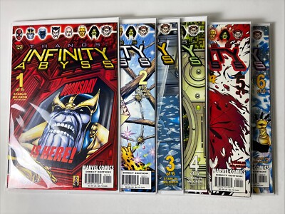 Infinity Abyss #1-6 Complete Set Jim Starlin, Thanos, (Marvel Comics 2002) | eBay