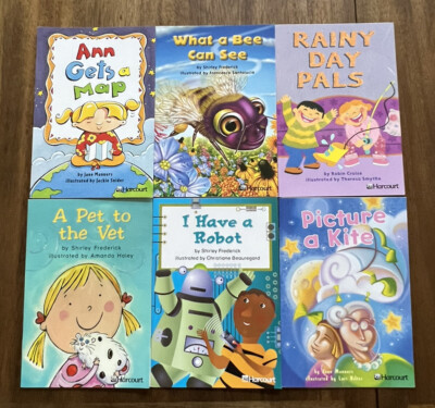 Harcourt First grade Leveled Readers 6 Book Lot Emergent Early | eBay