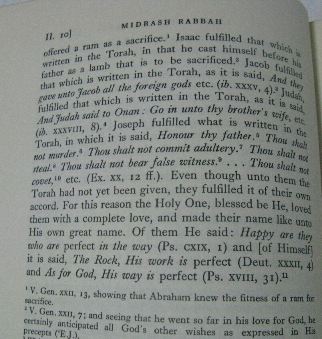 10 Volume Midrash Rabbah In English Translation Full Set With Notes ...