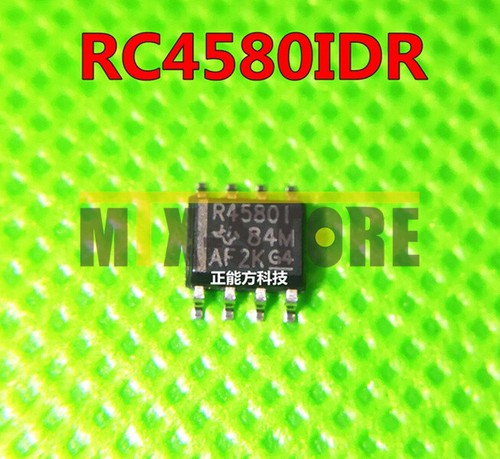 10PCS RC4580IDR SOP-8 RC4580 R4580I DUAL AUDIO OPERATIONAL AMPLIFIER ...