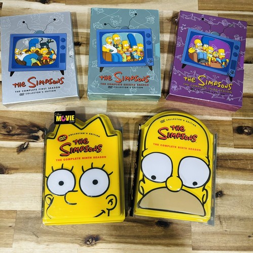 Simpsons Collector’s Edition DVD sets lot of 5 Homer & Lisa Seasons 1 2 ...