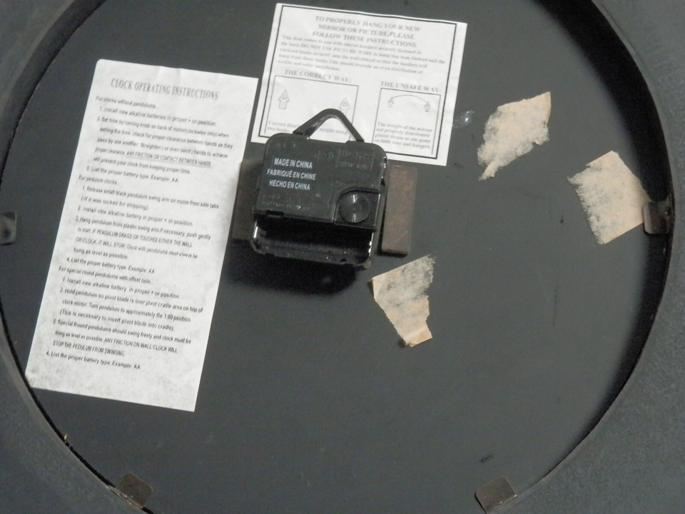 London England Rutherford Wall Clock 23" diameter | eBay