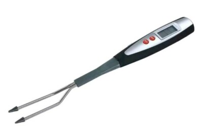 Nexgrill - 15 inch Digital Meat Thermometer Fork Prongs - Batteries ...