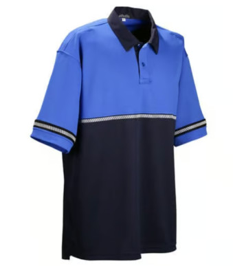 Mocean Tech Two Tone Reflective Bike Short Sleeve Polo 0402 Security ...