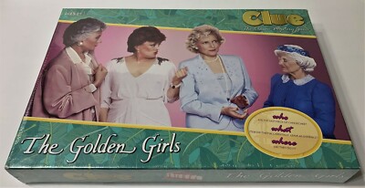 The Golden Girls CLUE BOARD GAME NEW SEALED Mystery TV COMEDY SHOW | eBay