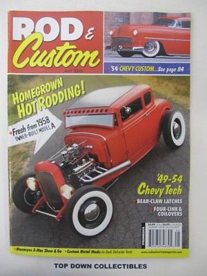 Rod & Custom Magazine May 2007 Rolf Astrom, 1931 Ford Coupe | eBay