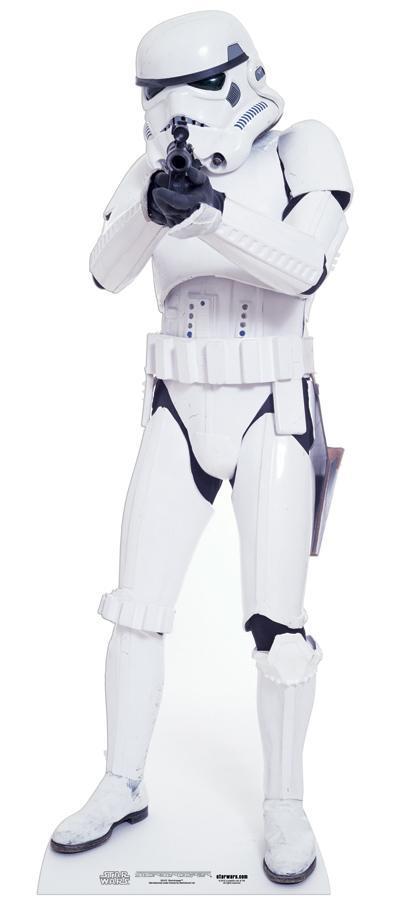 STAR WARS CARDBOARD CUTOUTS LIFESIZE CHARACTERS STANDEE STANDUP cutout ...