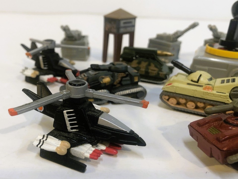 Vintage Micro Machines Military Battle Block Checkpoint Gun Turrets ...
