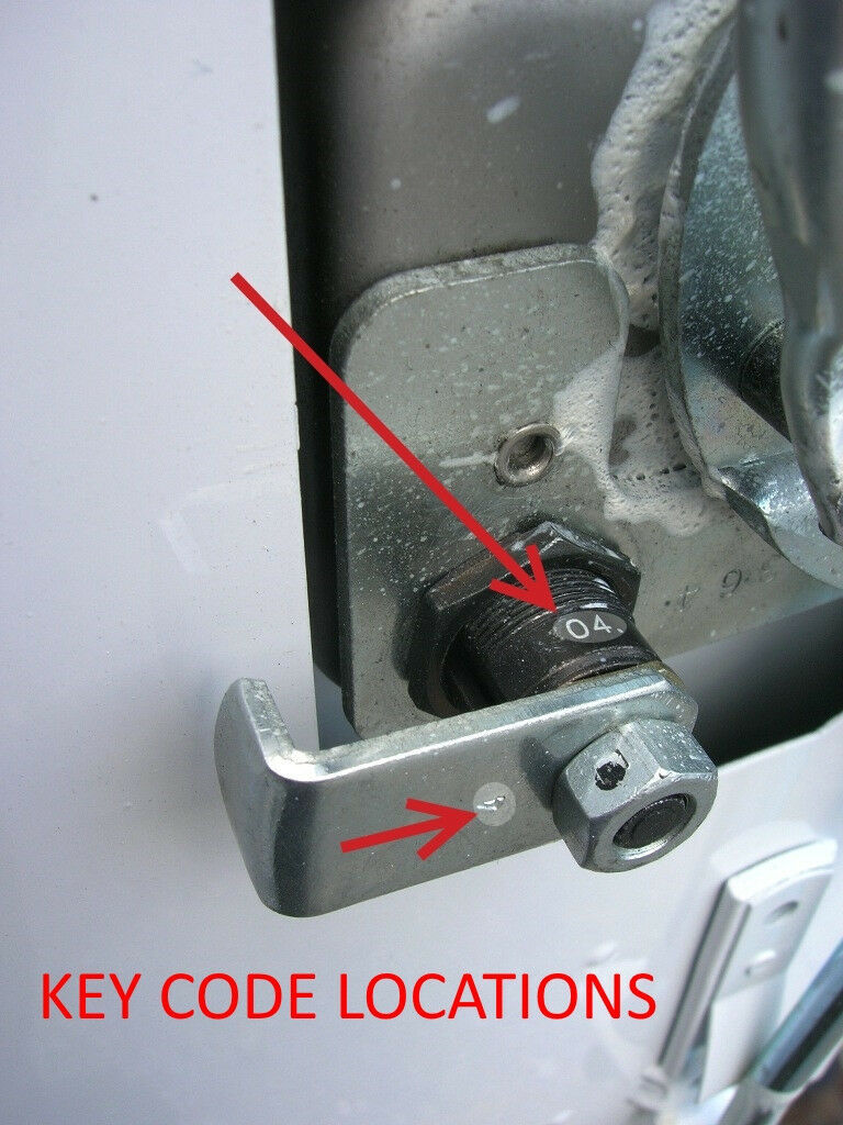 Knapheide 26109975 Replacement Lock & Key Kit for T-latches Key Code ...