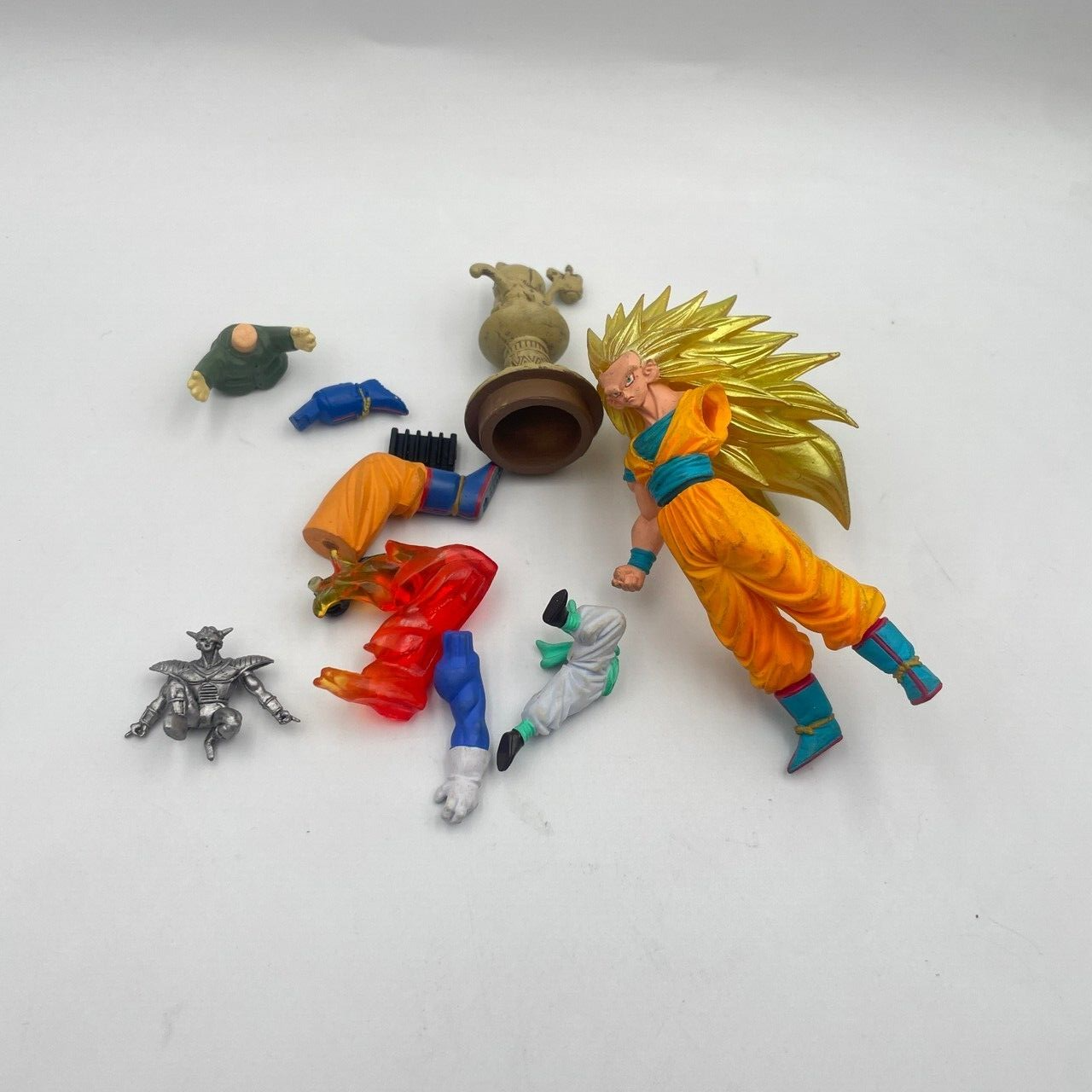 Bandai Dragon Ball Buu Goku SSJ3 Figure Mini Toy PI [JUNK] | eBay