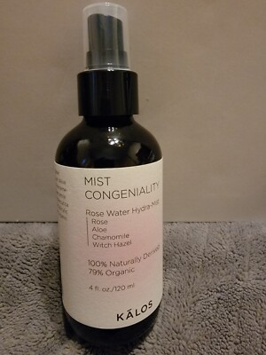 Kalos Mist Congeniality Rose Water Hydra-Mist 4oz Spray 100% Naturally ...