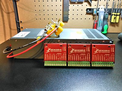 Gecko G203v VAMPIRE Drives (3) & 72v 16.5a 1200w Tool Less Power Supply ...