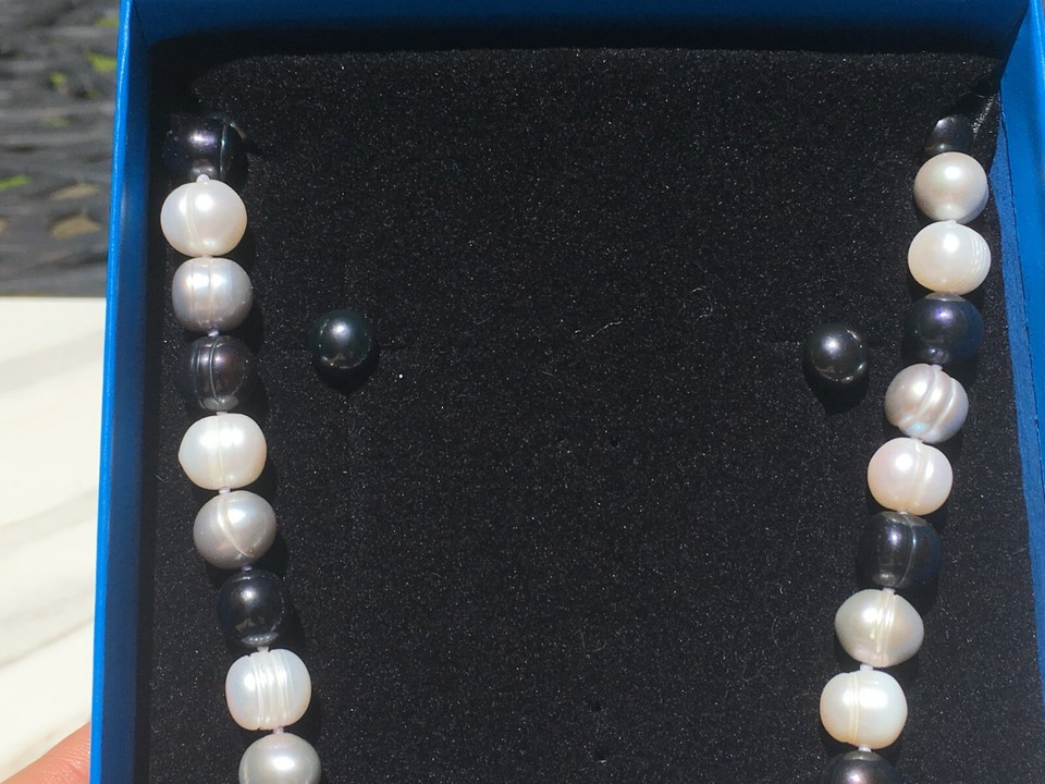 Imperial Pearls Multi Color Freshwater Cultured Pearl Necklace ...