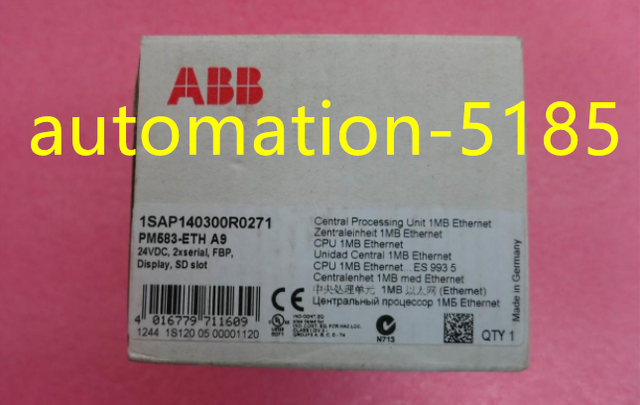 ABB CPU PM583 -ETH B0 - 1SAP140300R0271 for sale online | eBay