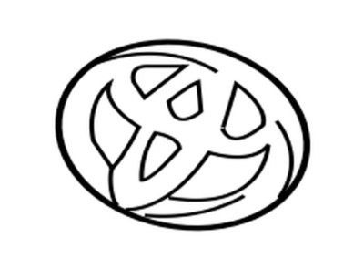 90975-02046 Toyota Emblem, radiator grille (or front panel) 9097502046 ...