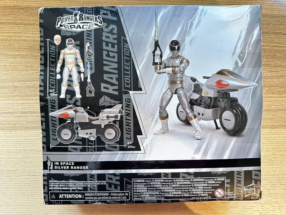 Hasbro Power Rangers Lightning Collection In Space Silver Ranger Action ...
