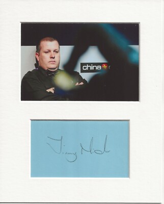 Jimmy Michie snooker signed genuine authentic autograph signature UACC ...