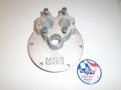 VINTAGE RACING GO KART NOS MISI ROTARY VALVE DUAL INTAKE TKM 100cc CART ...