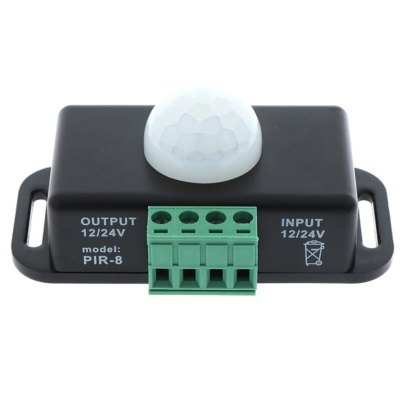 1Pc New Automatic DC 12V-24V Infrared PIR Motion Sensor Switch For LED ...
