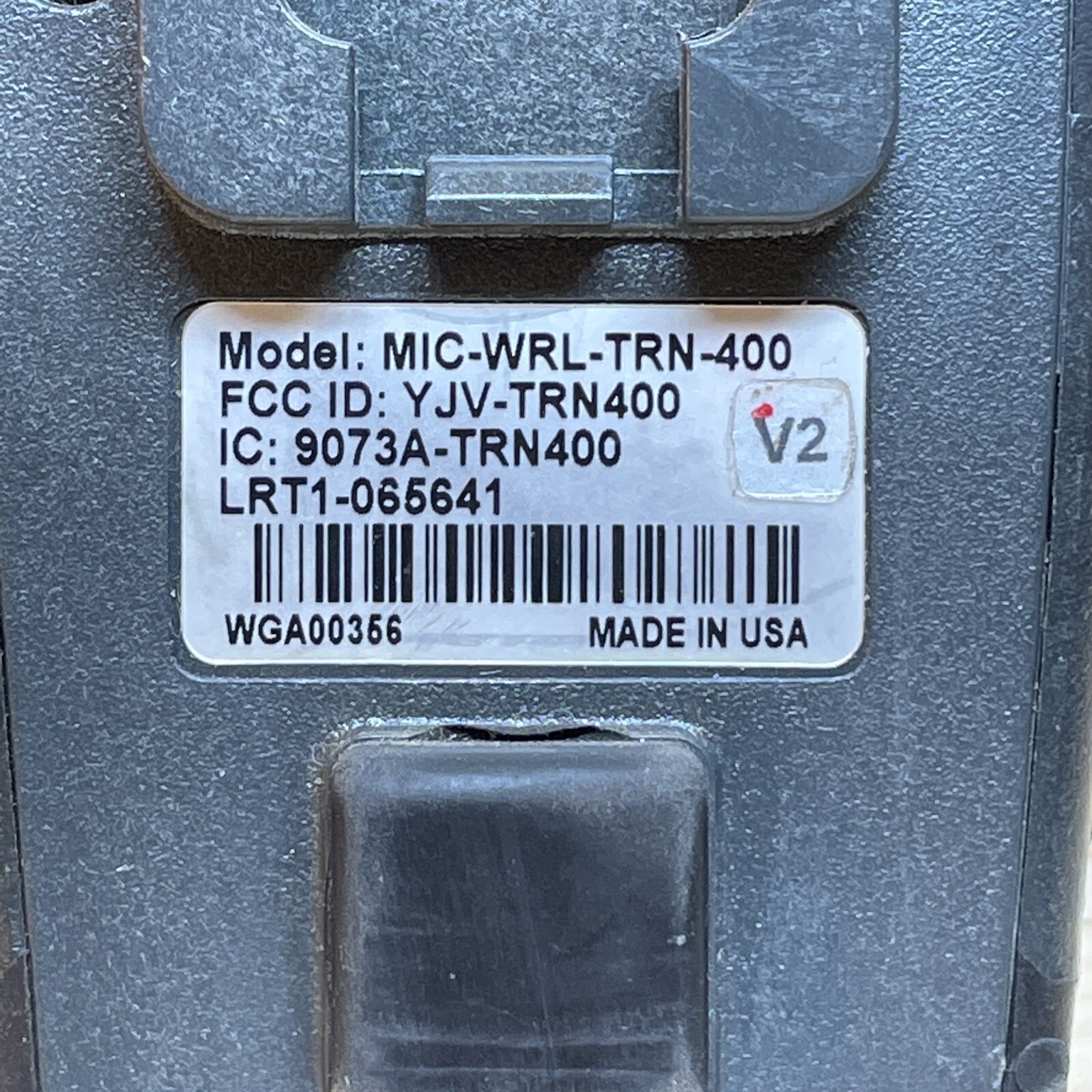 Watchguard Wireless Microphone Device No Clip MIC-WRL-TRN-400 | eBay