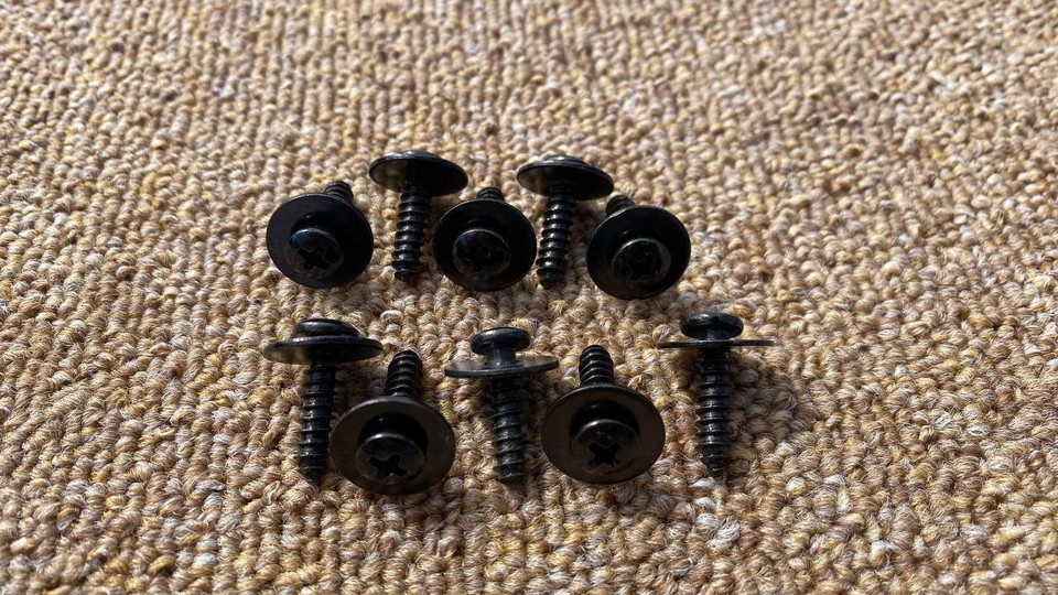 FIT BMW 10pcs Fender Liner Splash Shield Wheelhouse Liner Screw Wheel ...