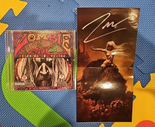 Rob Zombie - Venomous Rat Regeneration Vendor AUTOGRAPHED SIGNED ...