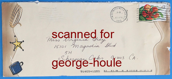 RORY CALHOUN - LETTER - ON HIS DEATH - SMOKE - SUE RHODES | eBay