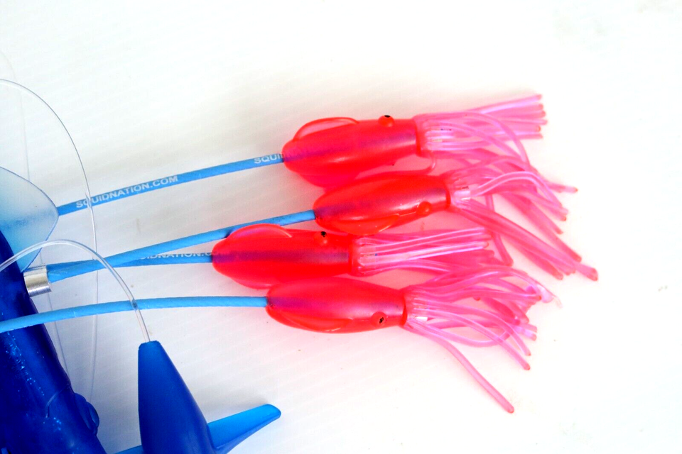 Squidnation Flippy Floppy Thing Trolling 9" Mauler Squids Chain ELCTR ...