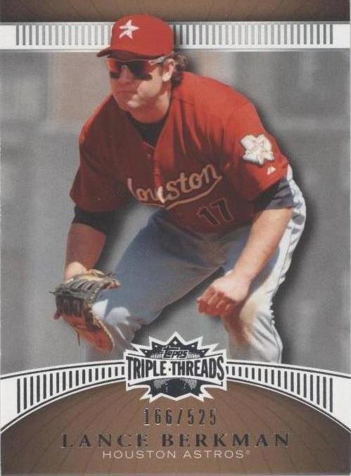 2010 Topps Triple Threads - Lance Berkman #96 Sepia /525 for sale ...