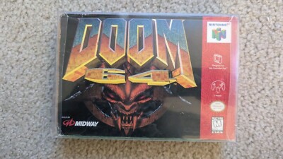 Doom 64 Nintendo 64 N64 Box & Game Cartridge Authentic MIDWAY Retro 31719199457| eBay
