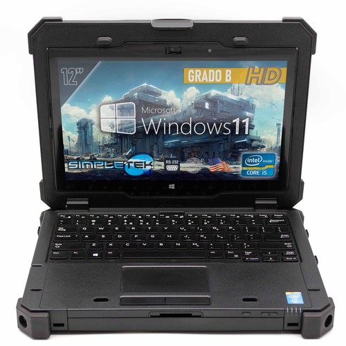 Dell 7204 i5 Robuste 11.6” Windows 11 8GB 120GB Benne 2IN1 PC non-Touch ...