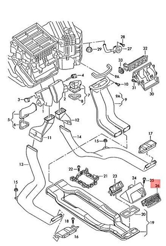NEW AUDI Q7 4LB VENT 4L0819203HH77 ORIGINAL | eBay