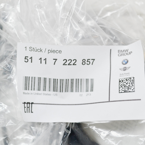 NEW BMW X5 E70 FRONT BUMPER LEFT OPEN GRILLE 51117222857 7222857 ...