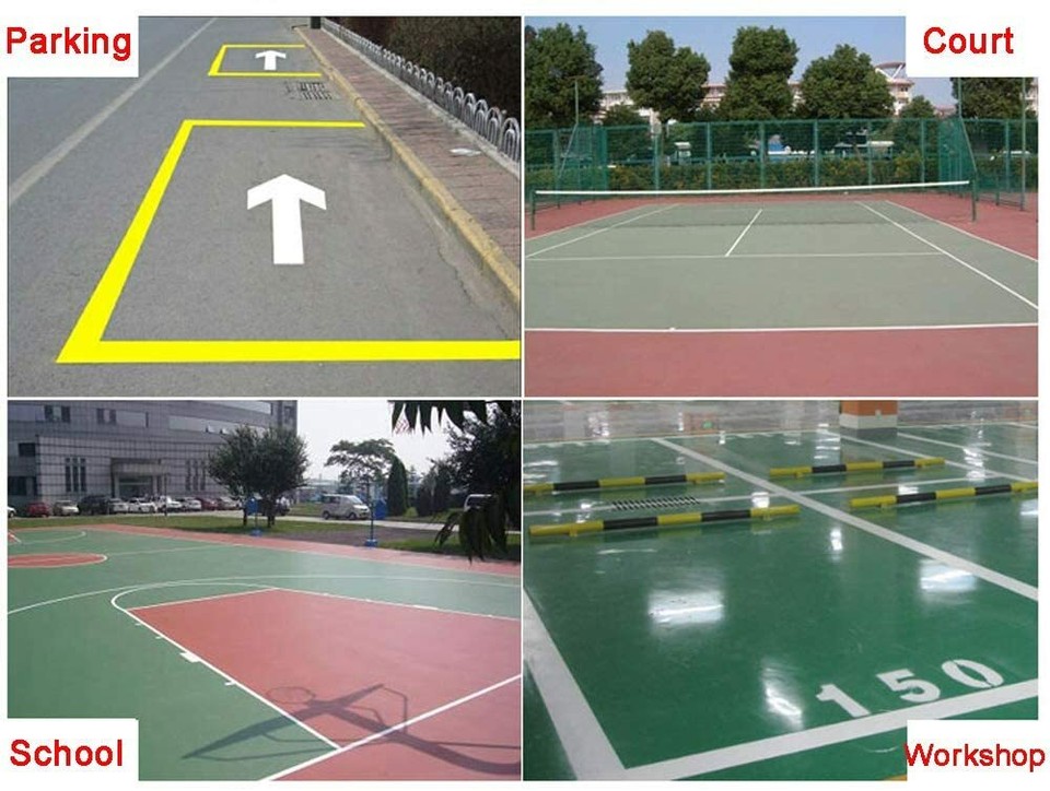 Professional Line Striping Machine Parking Lot Court Driveway Paint ...