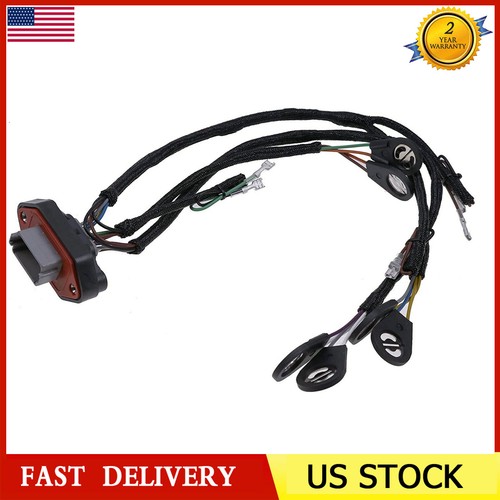 For Caterpillar CAT 3176B 3176C 345B Fuel Injector Wiring Harness 4P ...