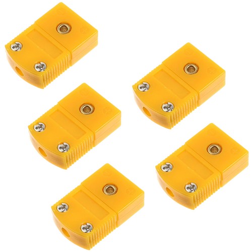 5 Sets Thermocouple Adapters Connector Plug Socket Type Multimeter ...