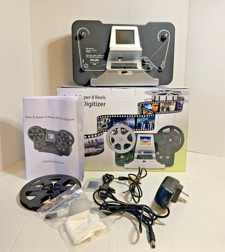 Film Scanner 8mm & Super 8 Reels Digital Video Scanner Movie Digitizer ...