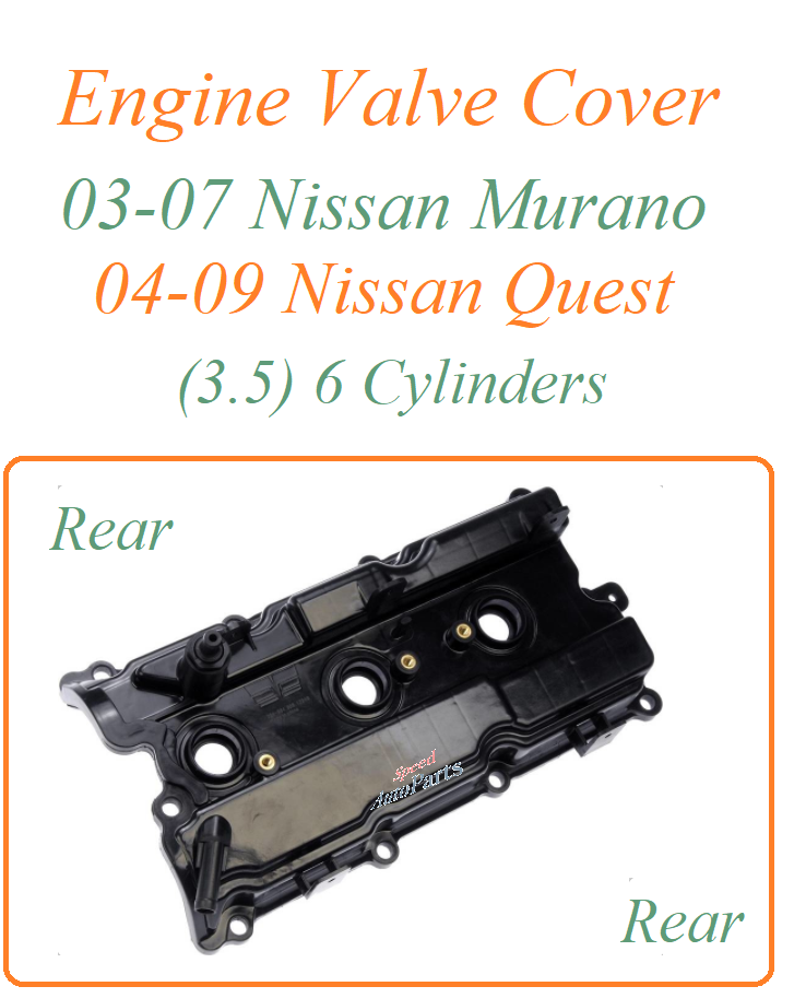 Engine Rear Cover Fit 02-08 Nissan Maxima 03-07 Murano 04-09 Quest 3.5 ...