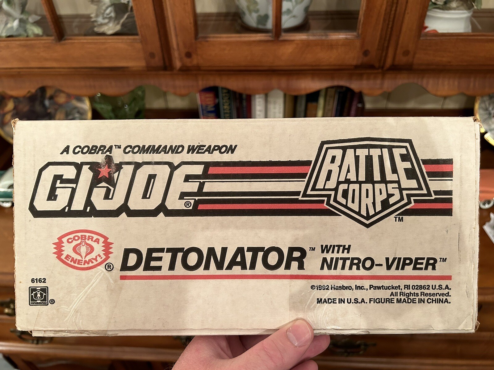 GI Joe A Real American Hero 1992 Battle Corps Cobra Detonator Box ...