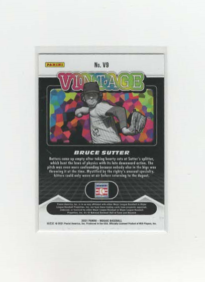 2021 Panini Mosaic Vintage Bruce Sutter #V9 | eBay
