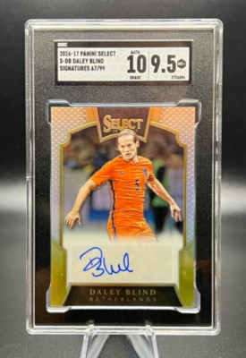 2016-17 Panini Select Soccer #S-DB DALEY BLIND Signatures Auto #67/99 ...